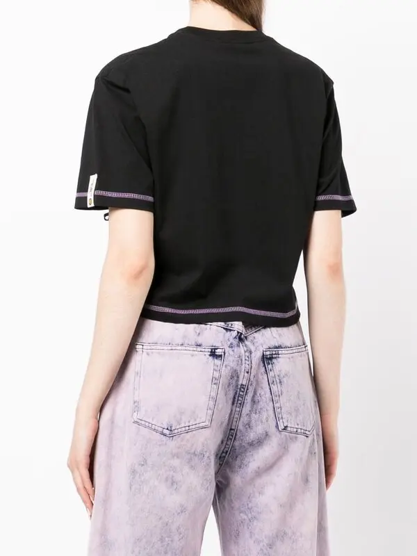 A BATHING APE Baby Milo® Store Logo-print T-shirt - Black