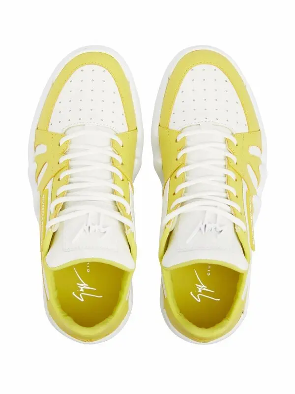 GIUSEPPE ZANOTTI Talon Mid-top Sneakers - White