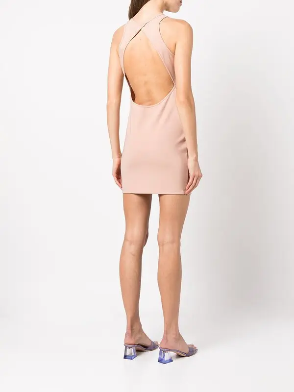 Lhd Open-back Mini Dress