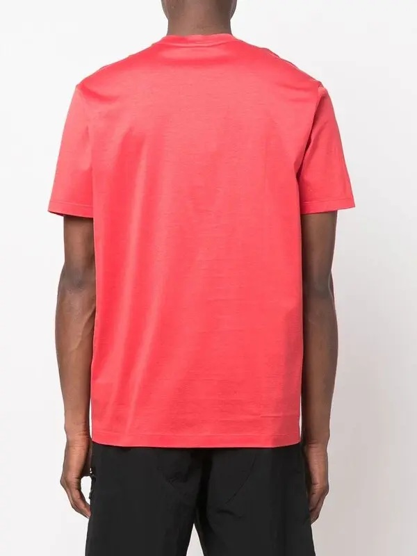 Paul & Shark Logo-print Organic Cotton T-shirt - Red