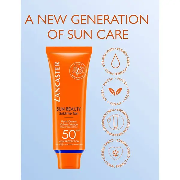 LANCASTER Sun Beauty Sublime Tan Spf50 Face Cream