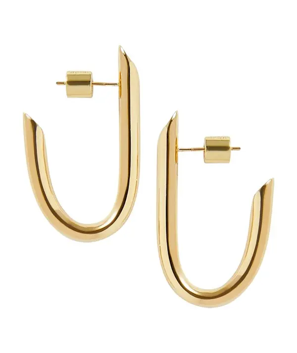 JENNIFER FISHER 1" Cortnee -plated Hoop Earrings