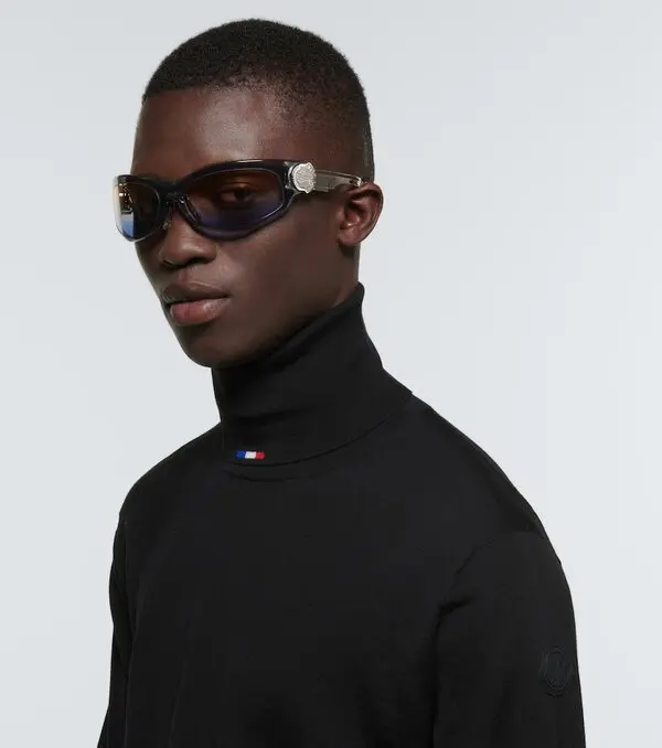 Moncler x Gentle Monster Swipe 1 Oval Ombre Gradient Sunglasses Moncler x Gentle Monster Swipe 1 Oval - Black – Kith main image 4