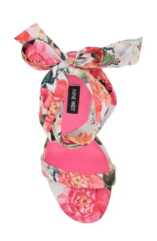 Nine West Kelsie Ankle-tie Sandal - Light Pink