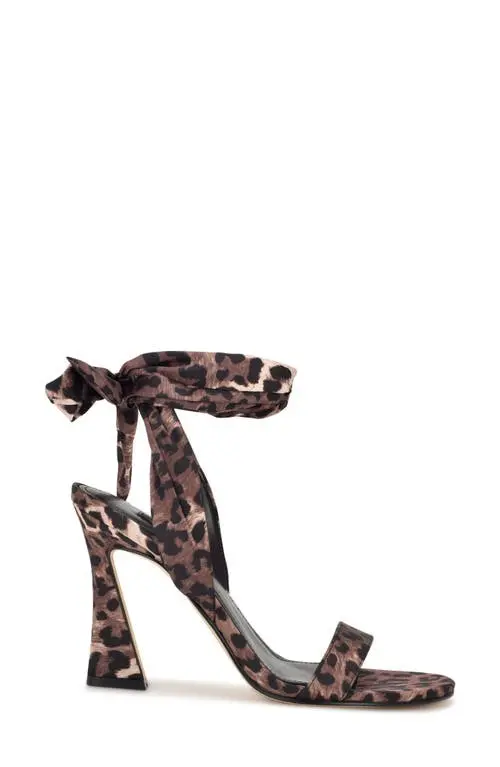 Nine West Kelsie Ankle-tie Sandal - Medium Brown