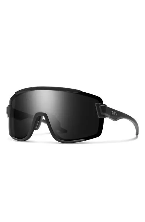 SMITH Wildcat Shield Sunglasses - Matte Black/ Black