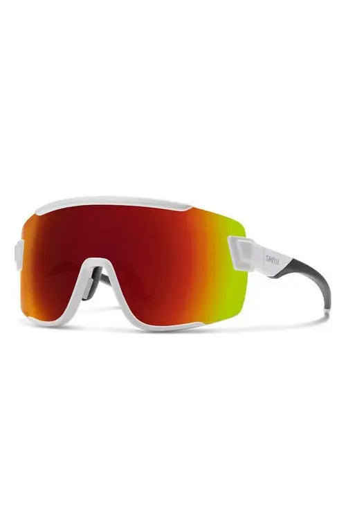 SMITH Wildcat Shield Sunglasses - White / Red