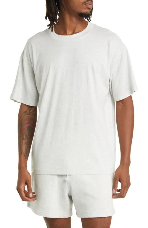 ELWOOD Core Oversize Organic Cotton Jersey T-shirt - Ash Grey