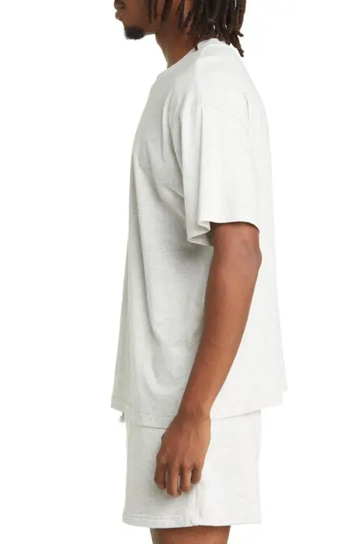 ELWOOD Core Oversize Organic Cotton Jersey T-shirt - Ash Grey