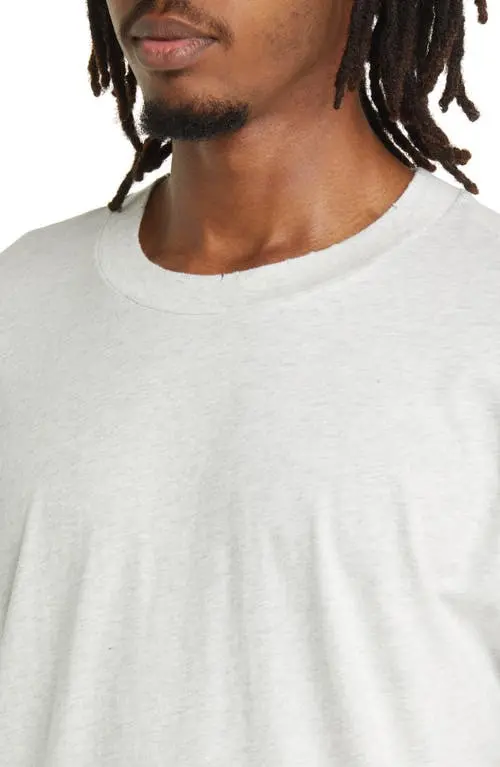 ELWOOD Core Oversize Organic Cotton Jersey T-shirt - Ash Grey