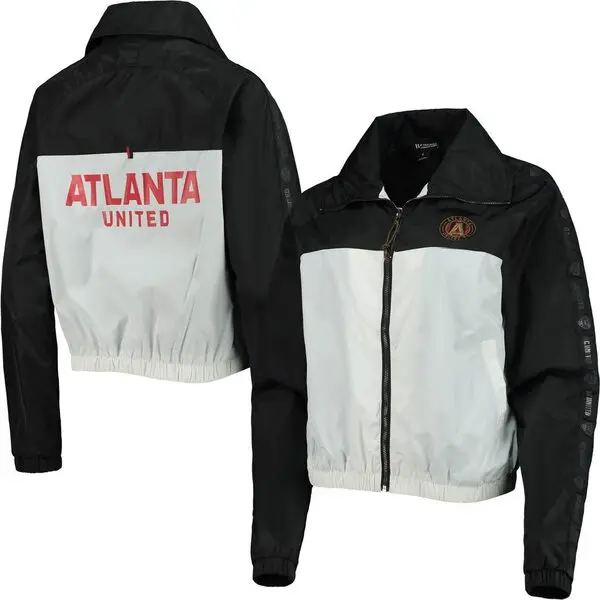 THE WILD COLLECTIVE Atlanta United Fc Anthem Full-zip Jacket - Black
