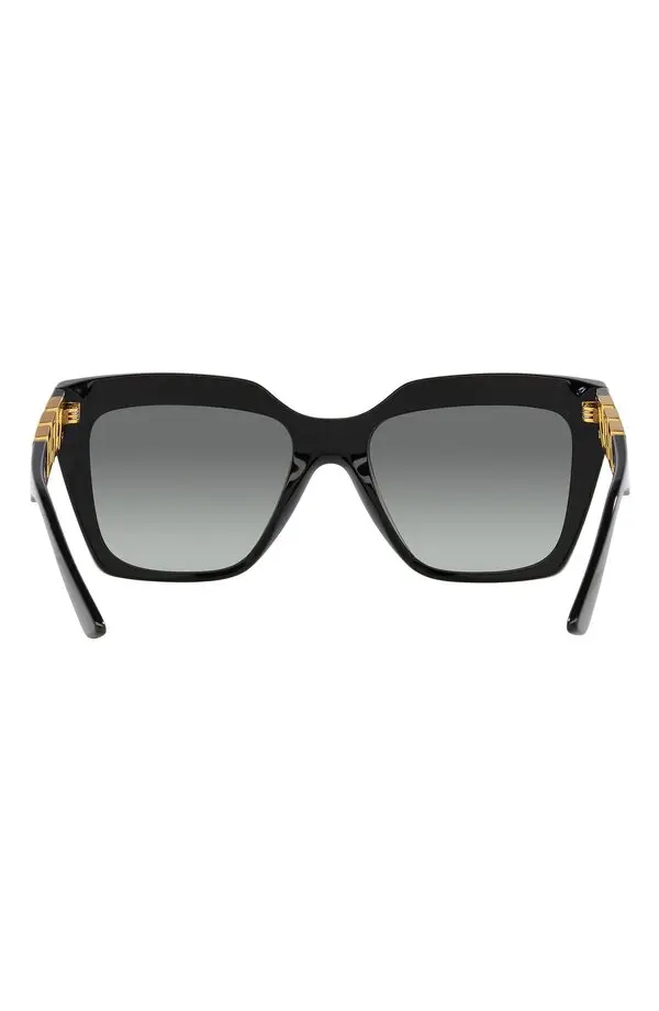 Versace 56mm Square Frame Sunglasses - Black