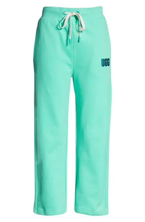 UGG Keyla Cotton Lounge Crop Pants - Spring Green