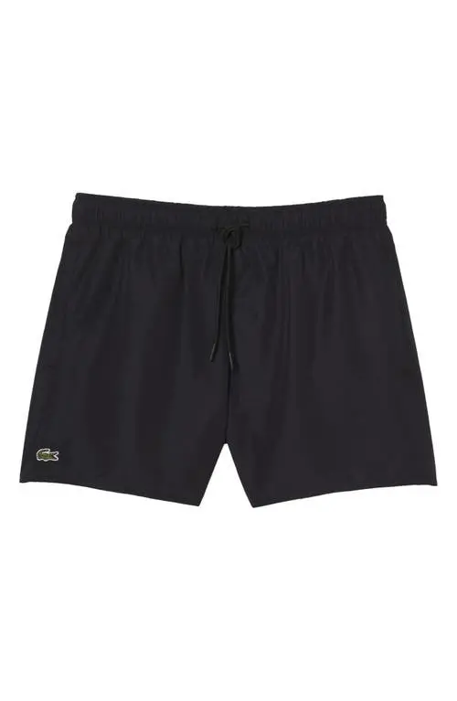 Lacoste Recycled Polyester Swim Trunks - 964 Noir/vert