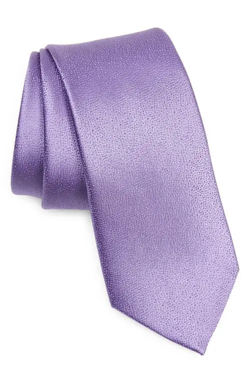 W.R.K Textured Silk Neck Tie - Lilac