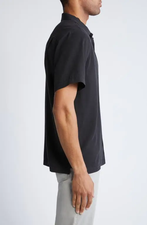 Tommy Bahama Coastal Breeze Silk Blend Button-up Shirt - Black