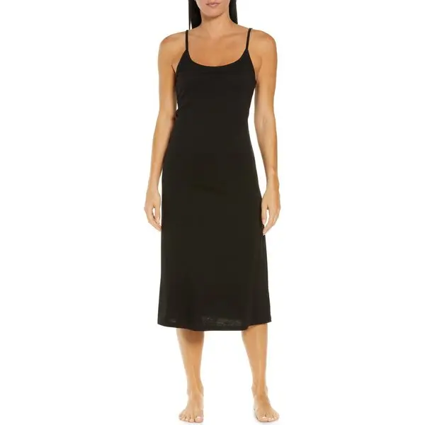 PAPINELLE Basic Knit Nightgown - Black