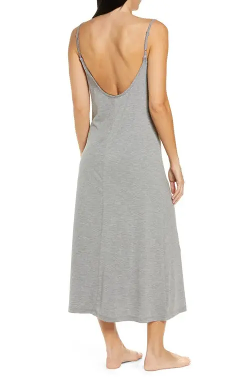 PAPINELLE Basic Knit Nightgown - Dark Grey
