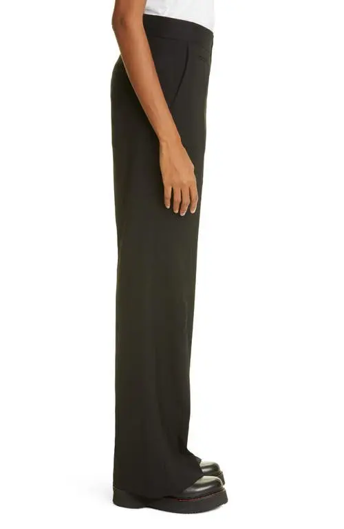 AMBUSH High Waist Flare Leg Wool Pants