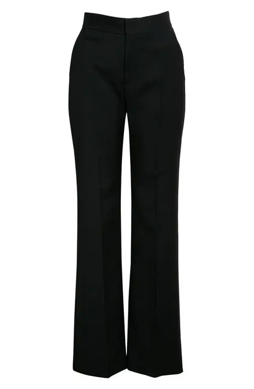 AMBUSH High Waist Flare Leg Wool Pants