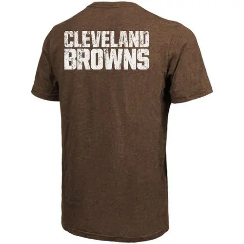 MAJESTIC THREADS Cleveland S Tri-blend Pocket T-shirt