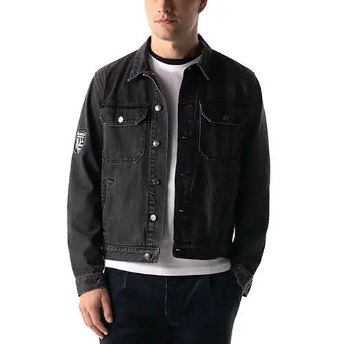 THE WILD COLLECTIVE San Jose Earthquakes Denim Button-up Jacket