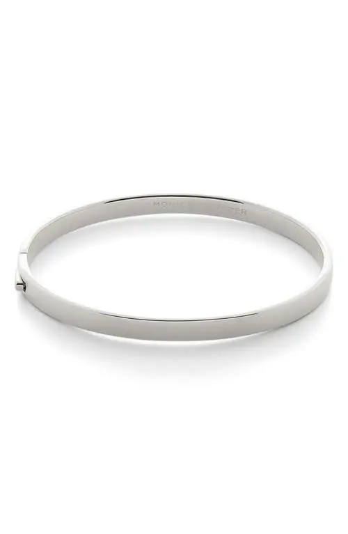 Monica Vinader Essential Hinged Bangle Bracelet - Sterling Silver
