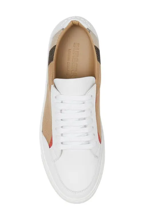 Burberry Salmond Check Low-top Sneakers