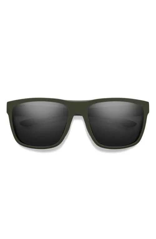 SMITH Barra 59mm Chromapop™ Polarized Sunglasses - Matte Moss / Black