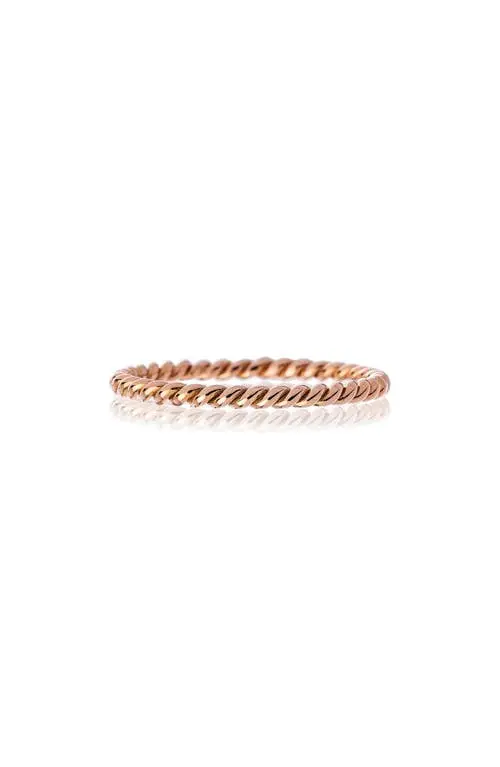 Sethi Couture Rope Band Ring - 18k Rg