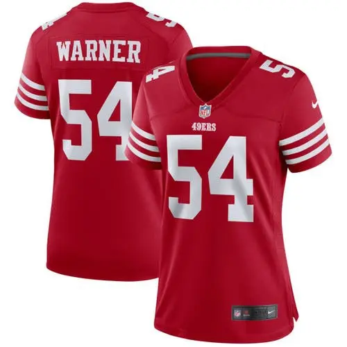 Nike Fred Warner San Francisco 49ers Game Jersey - Scarlet