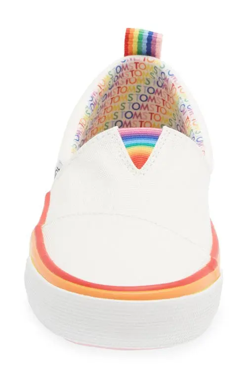 Toms Rainbow Platform Canvas Sneaker