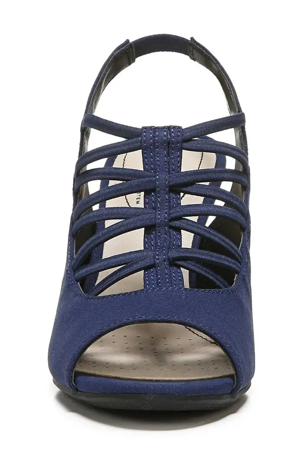 LIFESTRIDE Cabaret Slingback Sandal - True Navy Fabric