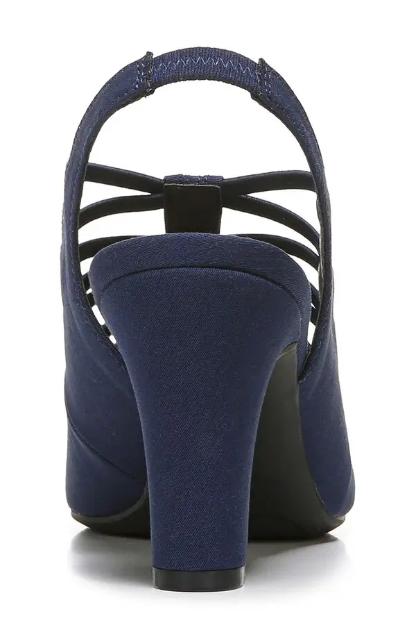 LIFESTRIDE Cabaret Slingback Sandal - True Navy Fabric