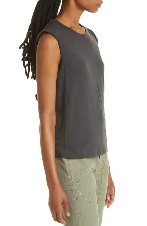Veronica Beard Dree Muscle Tee - Charcoal