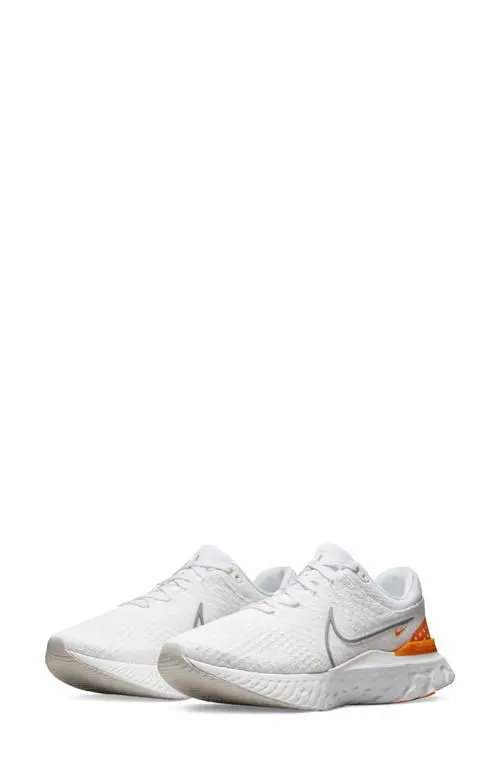 Nike React Infinity Run Flyknit 3 - White/grey/kumquat/photon