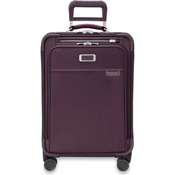 Briggs & Riley 22-inch Expandable Spinner Carry-on Bag - Plum