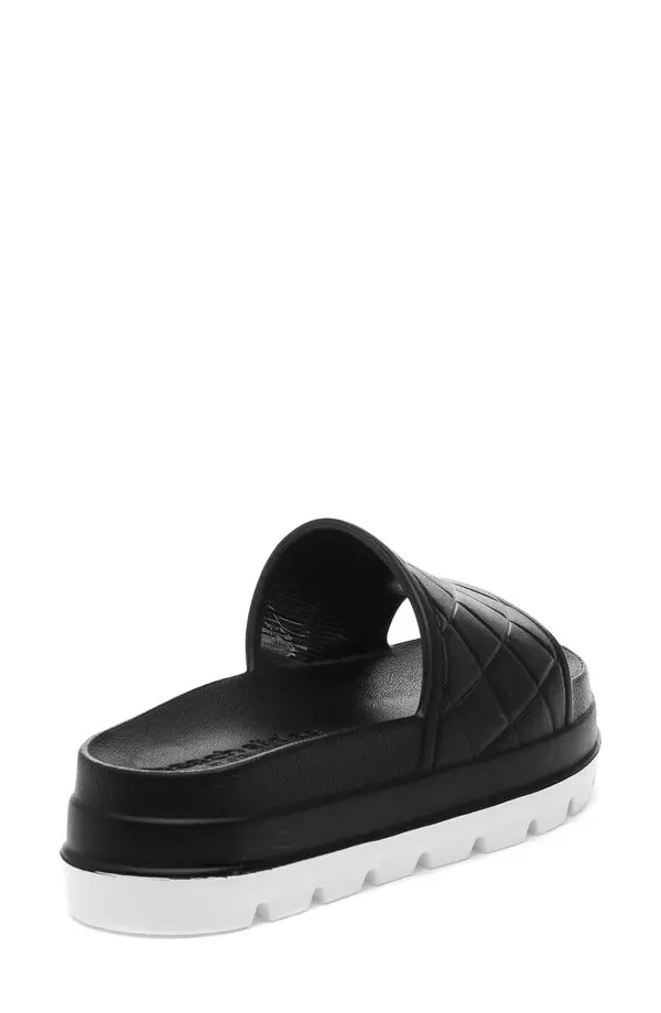 J/SLIDES NYC Stud Slide Sandal - Black Eva