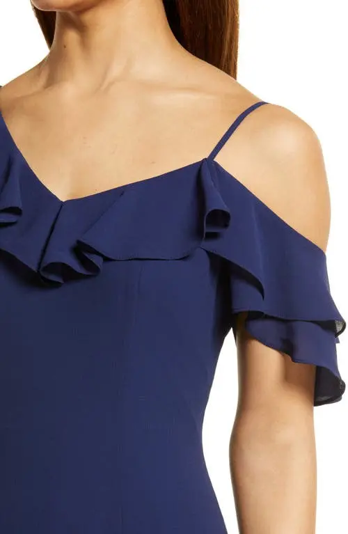 Shani Chiffon One-shoulder Dress