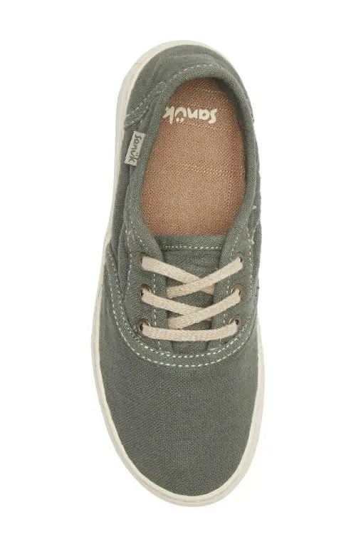 Sanuk Avery Lace-up Hemp Sneakers