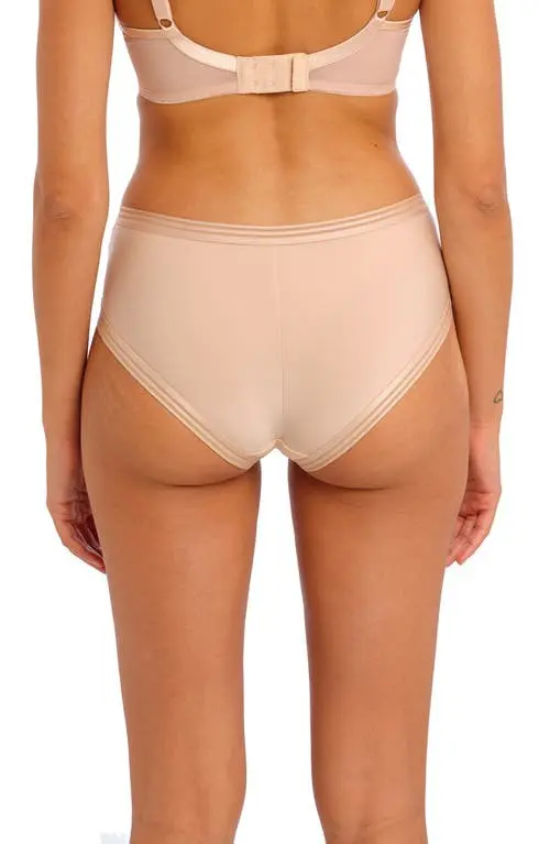 Freya Tailored Geo Lace Boyshorts - Natural Beige