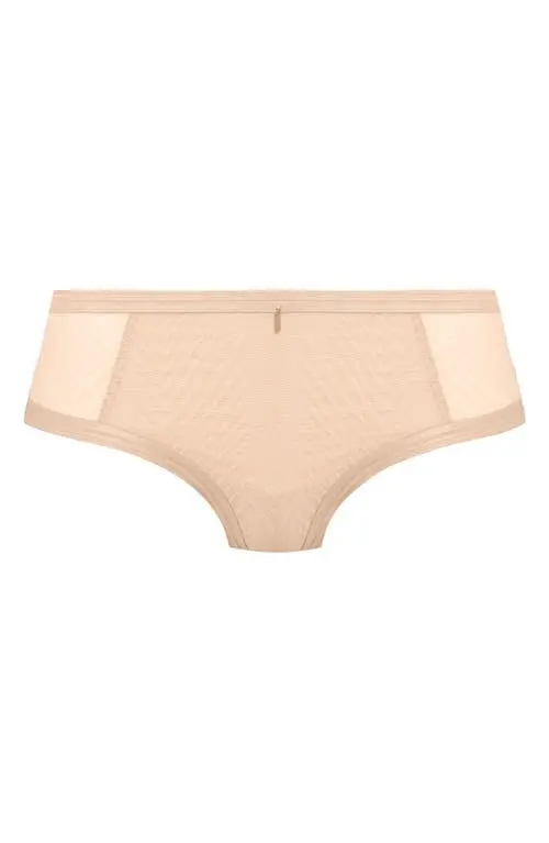 Freya Tailored Geo Lace Boyshorts - Natural Beige