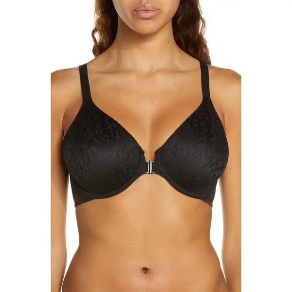 Chantelle Norah Front Closure Molded Underwire Bra - Black