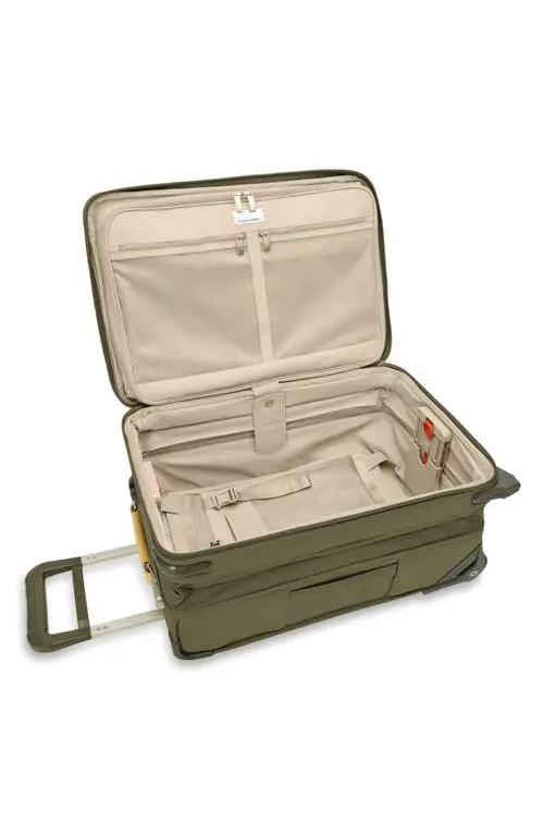 Briggs & Riley Baseline Essential 22-inch Expandable 2-wheel Carry-on Bag - Olive