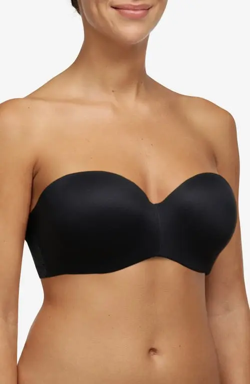 Chantelle Norah Padded Strapless Underwire Bra - Black