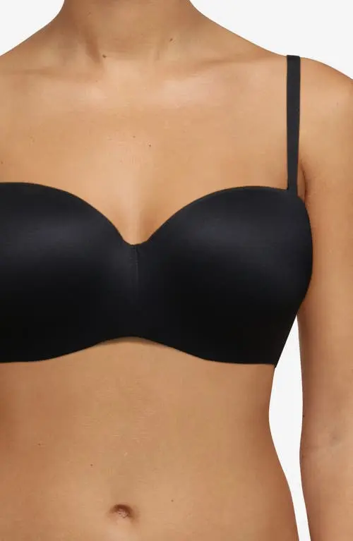Chantelle Norah Padded Strapless Underwire Bra - Black