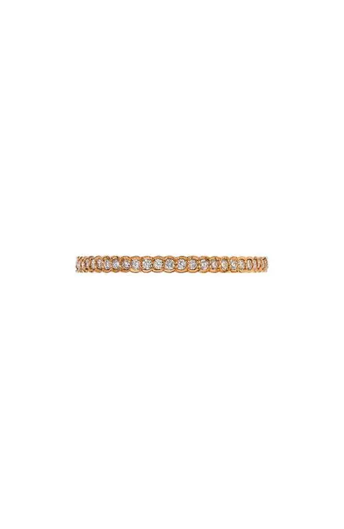 Sethi Couture Diamond Scallop Band - 18k Rg