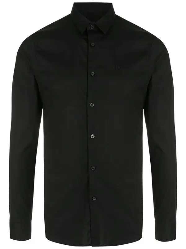 Armani Exchange Button-front Shirt - Black