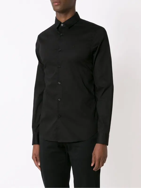 Armani Exchange Button-front Shirt - Black