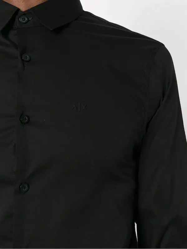Armani Exchange Button-front Shirt - Black